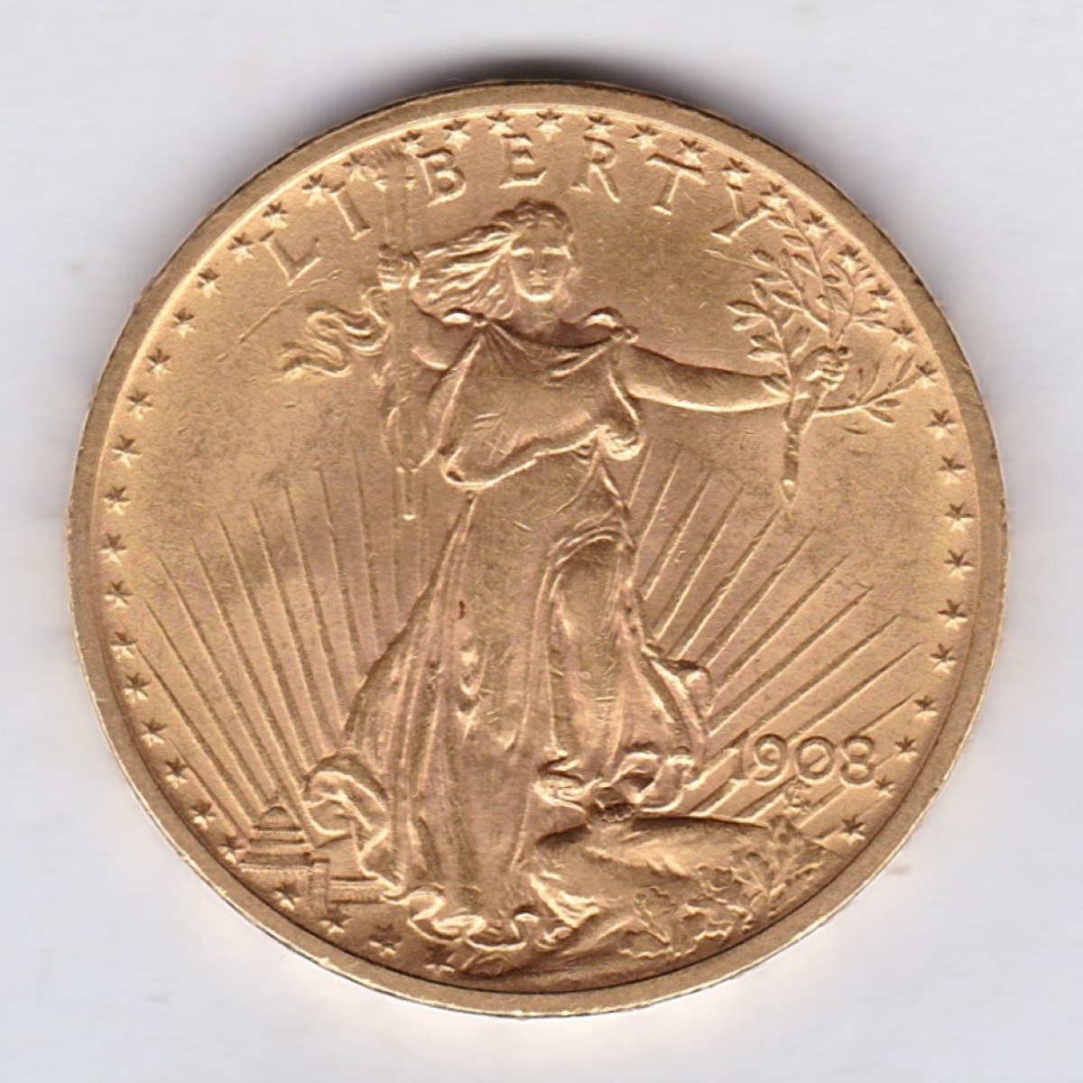 1908 USA Twenty Dollars Gold Coin | Dorset Coin Company