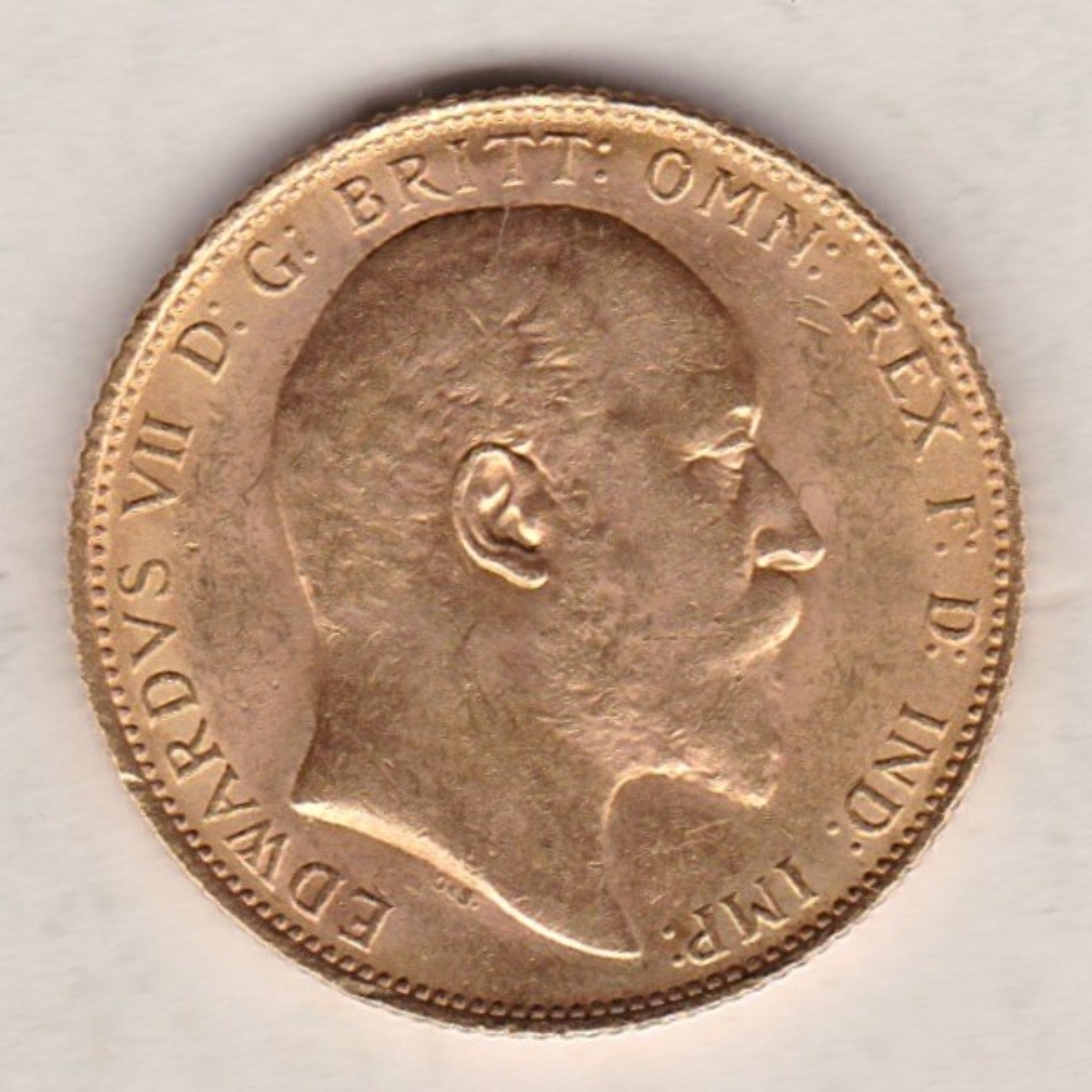 1910 S Gold Sovereign Coin – Edward VII | Dorset Coin Company