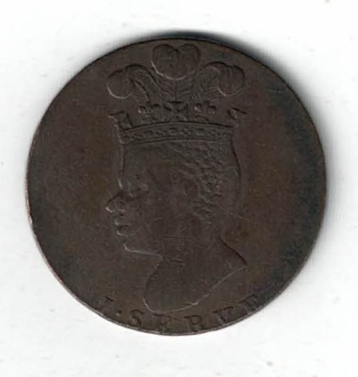 1788 Barbados Tn 5 Copper Penny Coin | Dorset Coin Company