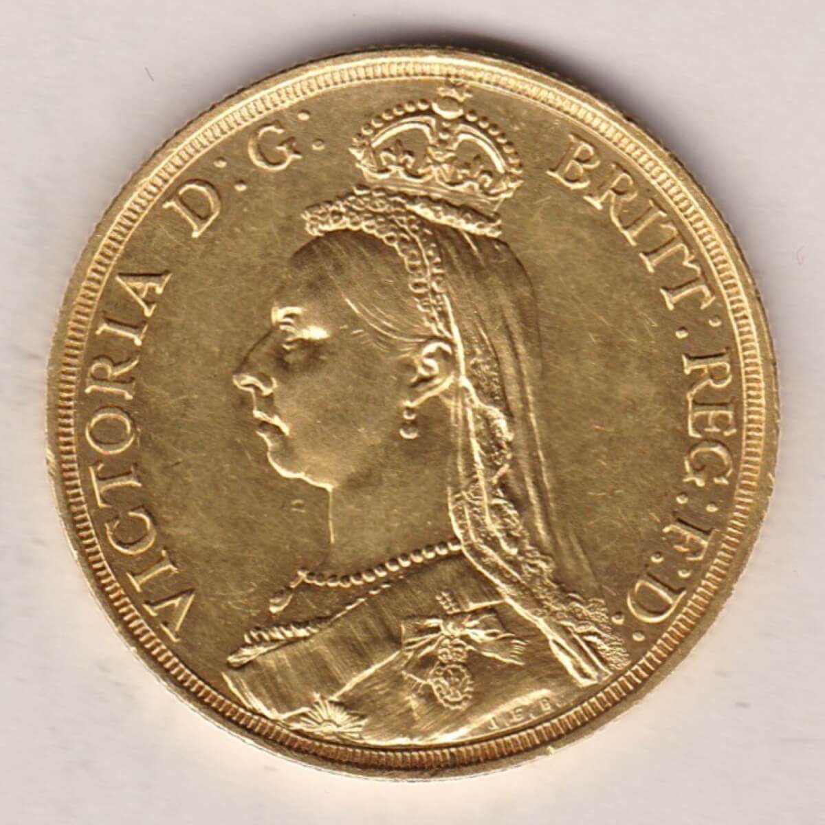 1887 Gold Two Pounds Coin | Dorset Coin Company
