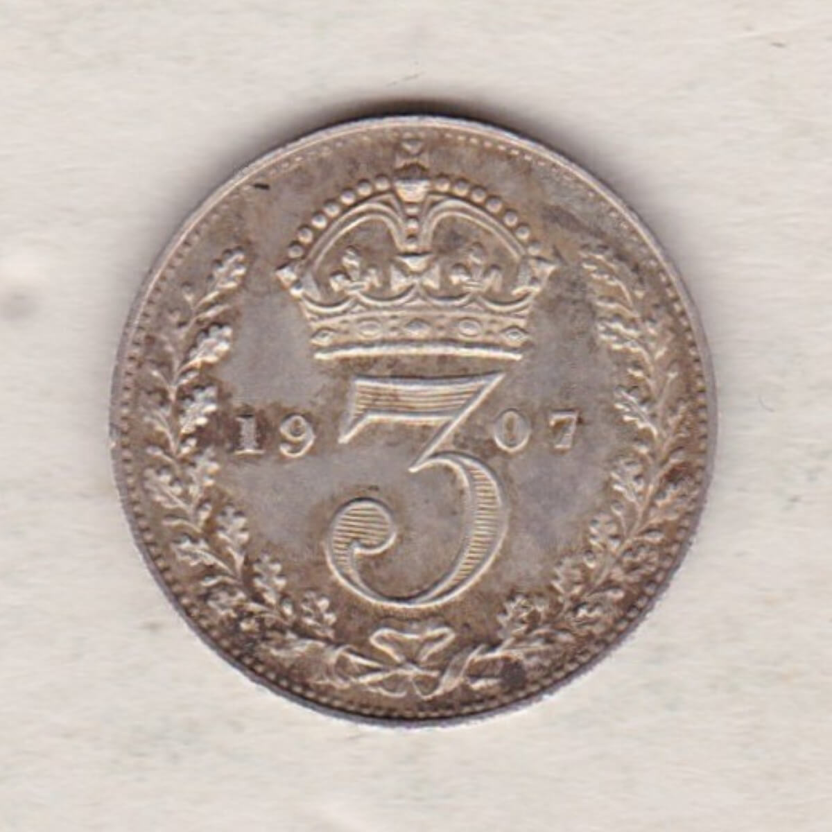 1907 Silver Threepence Coin - Edward VII | Dorset Coin Company