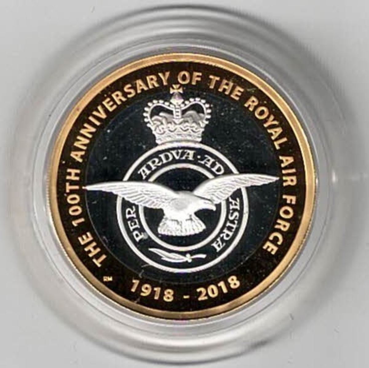 2018 Two Pounds Standard Silver Proof Raf Centenary Badge | Dorset Coin ...
