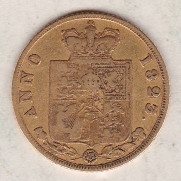 1823 Gold Half Sovereign - George IIII | Dorset Coin Company