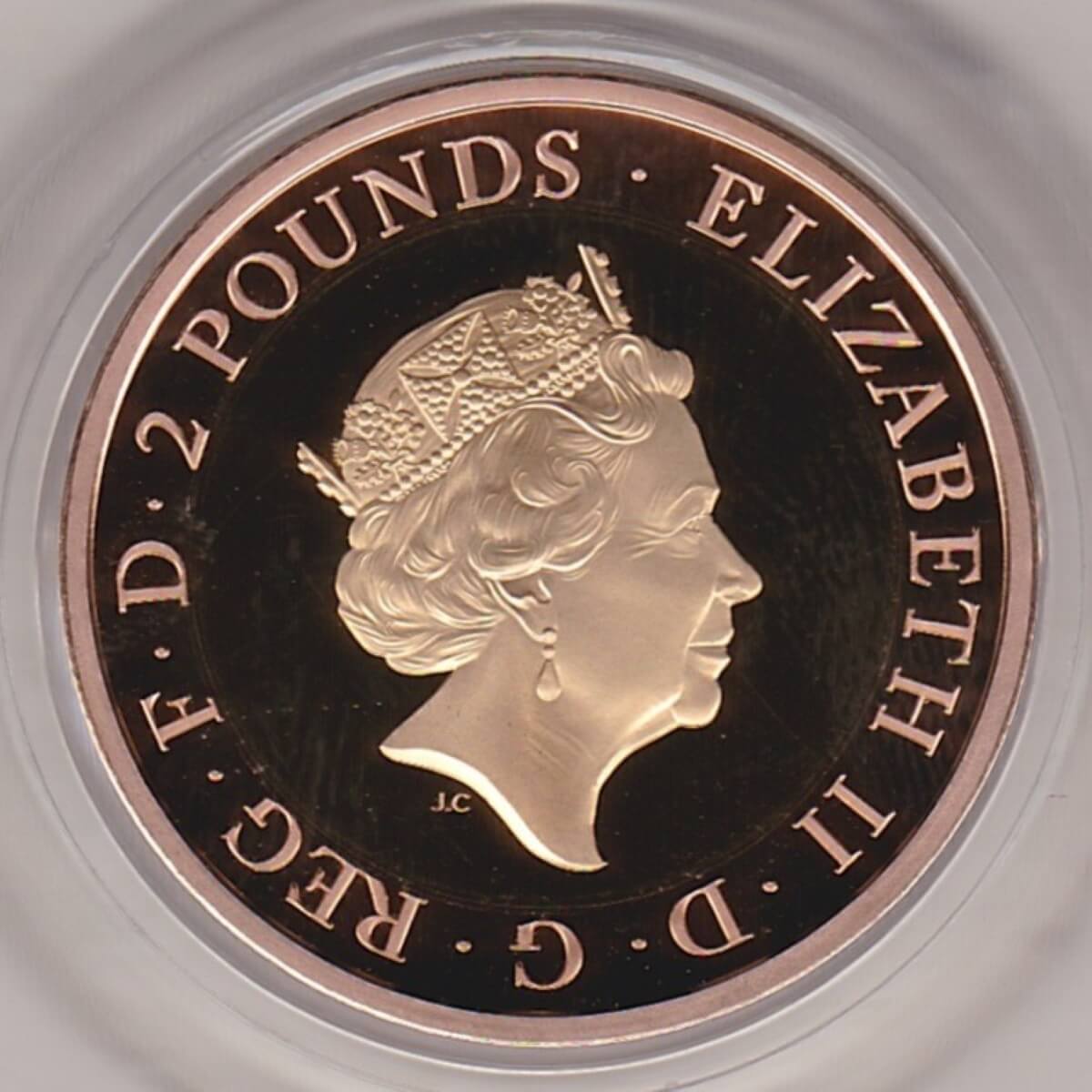 2018 Gold Proof Two Pounds Captain Cook | Dorset Coin Company