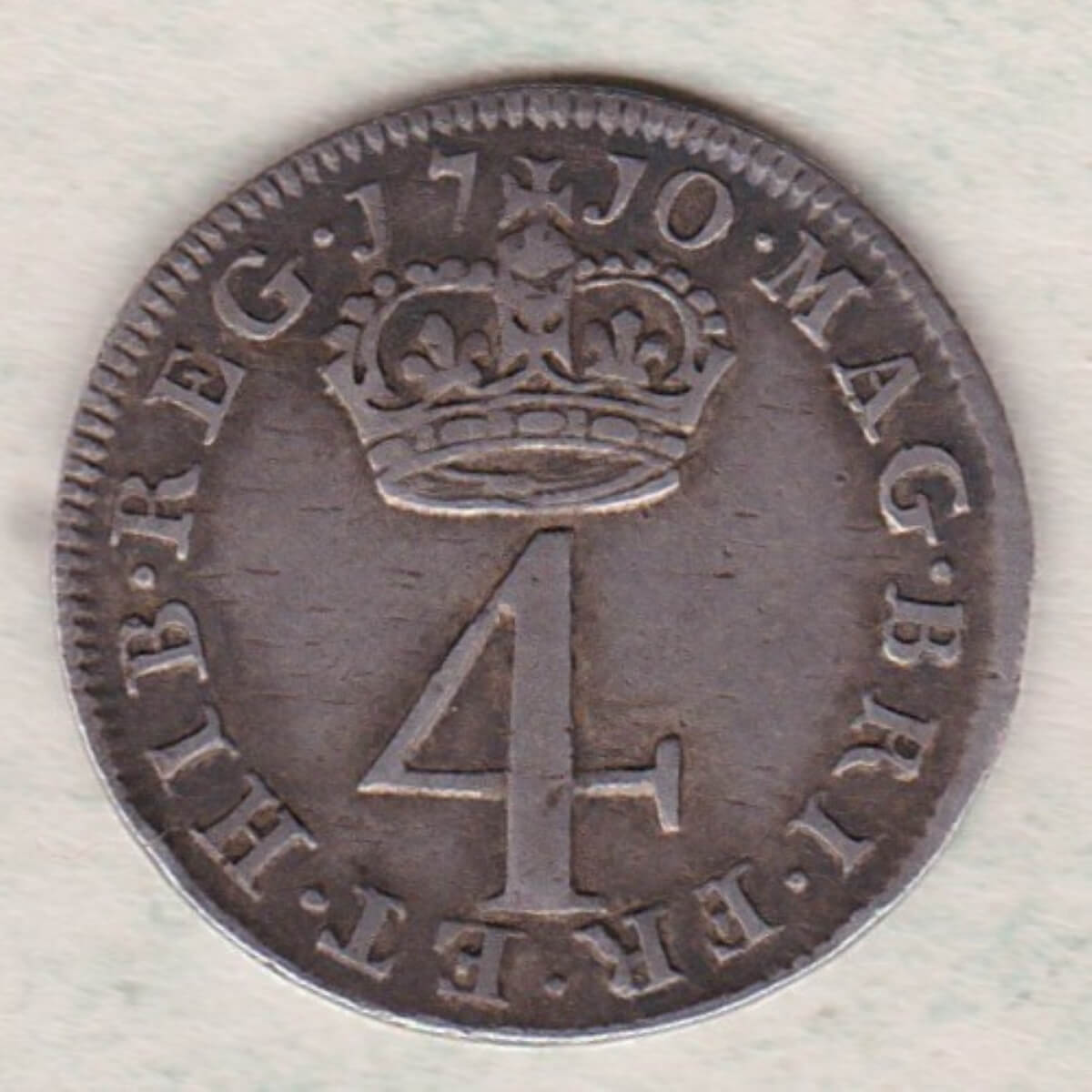 1710 Silver Maundy Fourpence - Anne | Dorset Coin Company