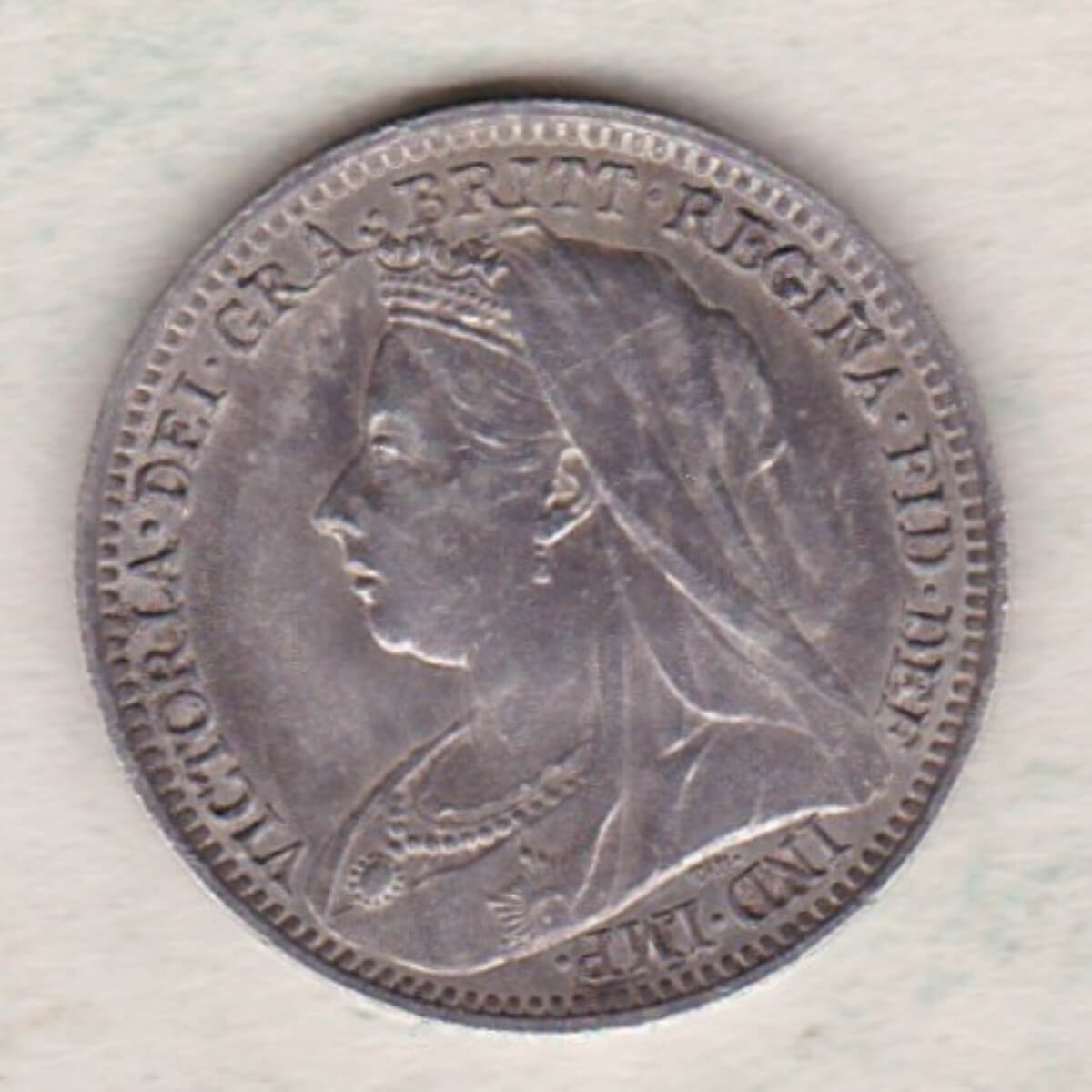1897 Silver Maundy Threepence – Victoria Old Head | Dorset Coin Company