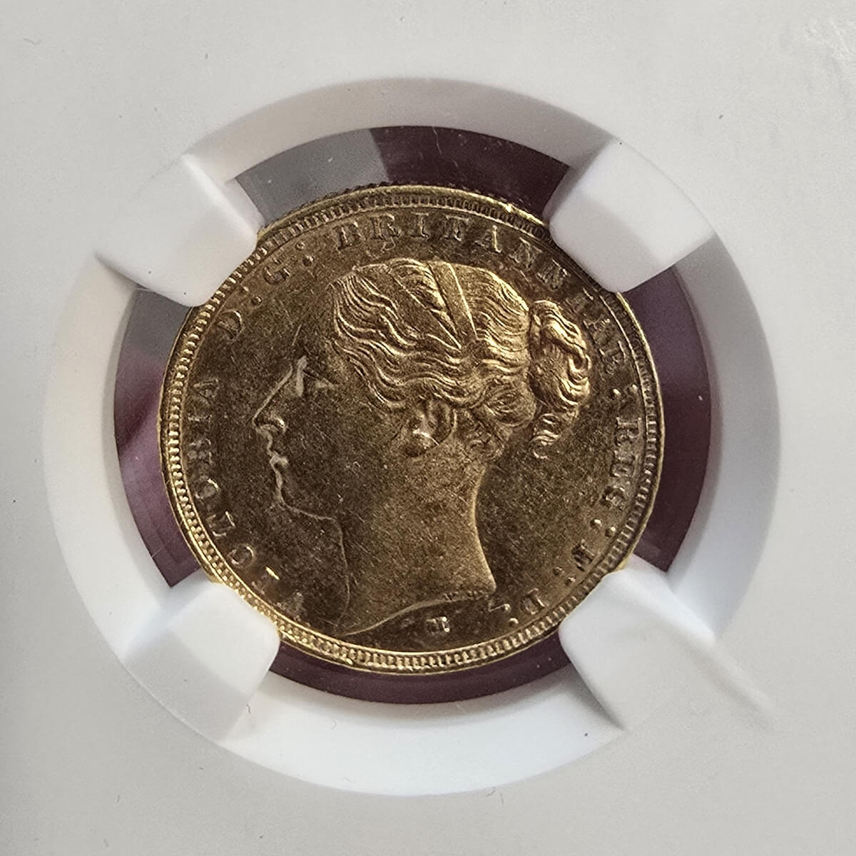 1887 M Gold Sovereign - Victoria Young Head | Dorset Coin Company