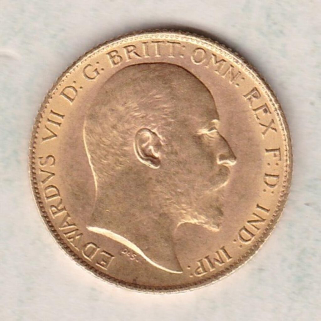 1905 Gold Half Sovereign - Edward VII | Dorset Coin Company