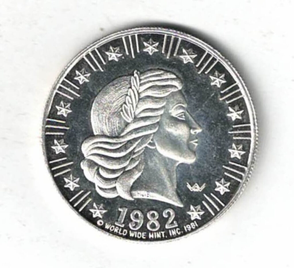 1982 Silver USA Half Ounce American Eagle Round | Dorset Coin Company